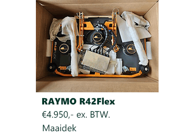 Actuele voorraad - Intrak BV - Machines voor Buiten